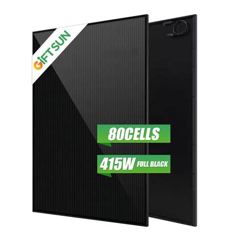 All Black Solar Panel 410W 415W 425W Solar Panels Power Mono PV Module