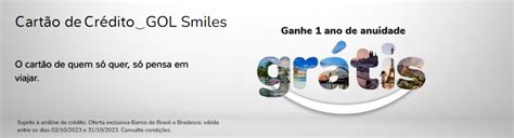 Cart O Gol Smiles Ano De Anuidade Gr Tis