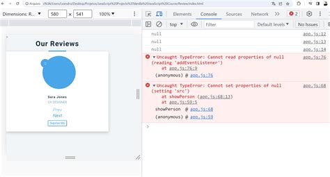 Javascript Uncaught Typeerror Cannot Read Properties Of Null Reading Addeventlistener