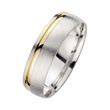 Unique Eheringe Gelb und Weißgold Brillanten 6 mm WR0991