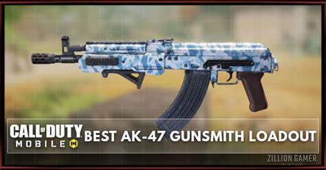COD Mobile Best AK 47 Gunsmith Loadout Attachments Zilliongamer