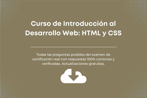 Curso De Introducci N Al Desarrollo Web Examroll
