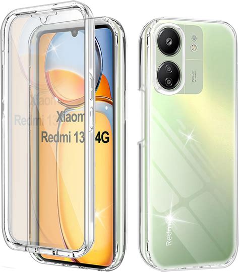 Coque pour Redmi 13C 4G Antichoc Housse Redmi 13C 4G Coque avec Protège