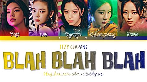Itzyblah Blah Blahlyrics Teaser Japan Nd Single Album Eng Han Rom
