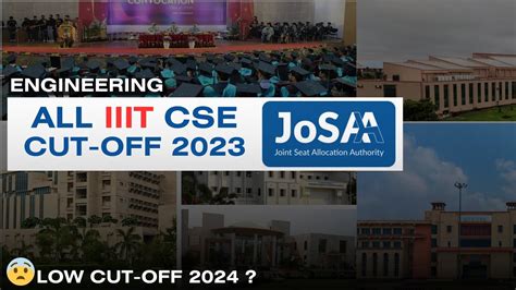 IIIT CSE Cut Off 2023 24 Josaa CUT OFF 2023 Computer Science