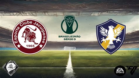 Jacuipense x Retrô 8 rodada Brasileirão Série D 2024 EA FC YouTube