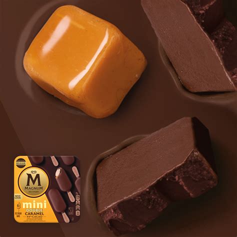 Mini Double Caramel Ice Cream Bar Magnum Ice Cream