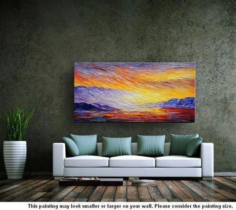 Abstract Landscape Painting Large Canvas Art Wall Art Original