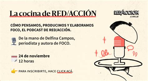 Evento conocé cómo hacemos nuestro podcast RED ACCIÓN