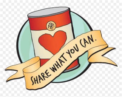 Transparent Can Clipart Share What You Can Food Drive HD Png