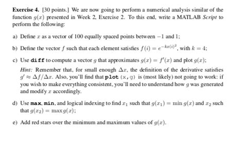 solved exercise 4 [30 points ] we are now going to perform
