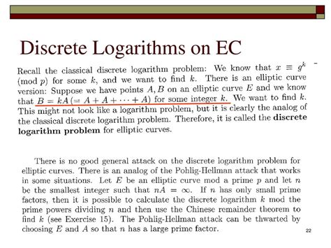 number theory and advanced cryptography 4 elliptic curves ppt download
