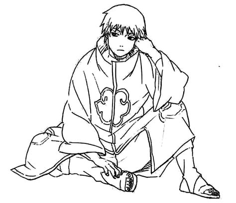 Desenhos De Deidara De Naruto Para Colorir E Imprimir ColorirOnline