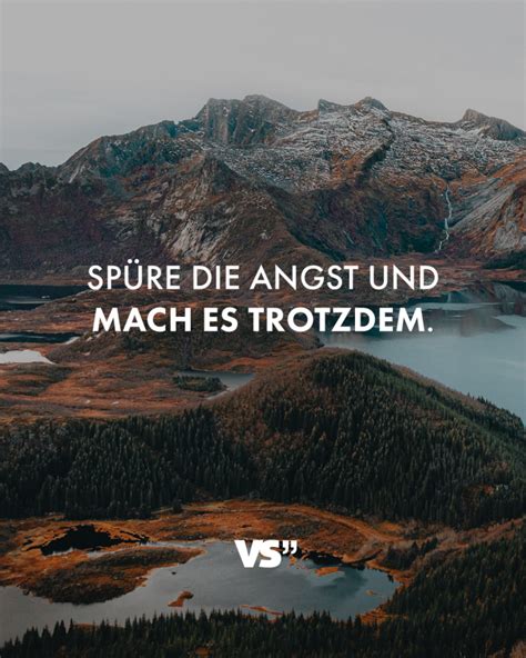 Spüre Angst und mach es trotzdem VISUAL STATEMENTS