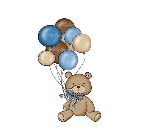 Teddy Bear Clipart Baby Shower Clipart Scrapbook Materials Baby Clip