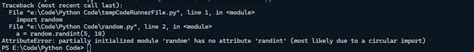 python random module attributeerror random has no attribute randint stack overflow
