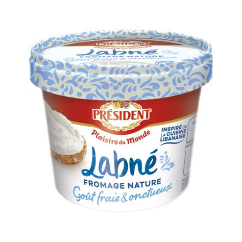 Labné fromage au lait pasteurisé Président 250G sur franprix fr