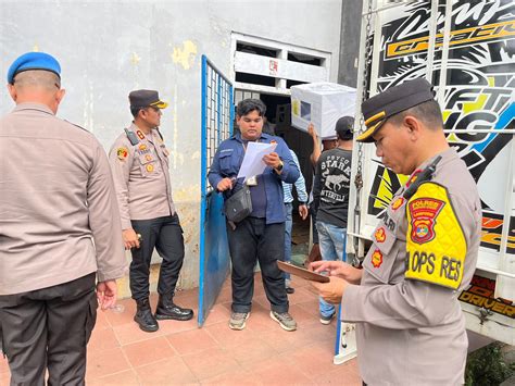 Polres Lampung Utara Lakukan Pengamanan Dan Pengawalan Pendistribusian