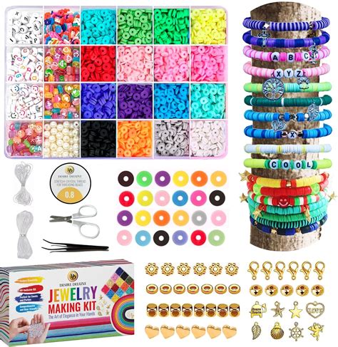 Desire Deluxe Kit De Fabrication De Bracelets Colliers Perles D