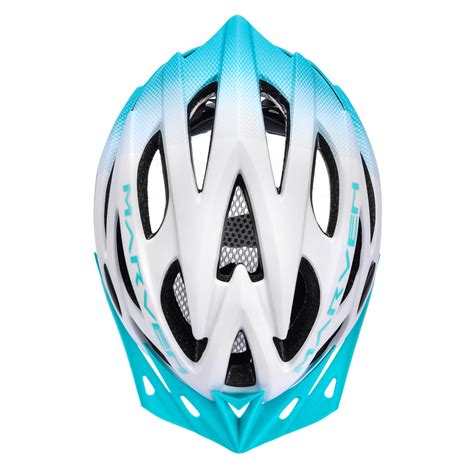 Kask rowerowy Meteor Marven 2 S 52 56 cm biały niebieski S Biały