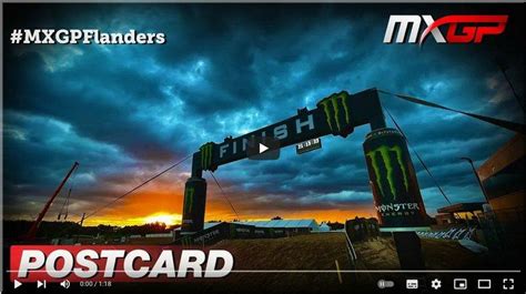MOTOCROSS Belgique Lommel la carte postale vidéo Mototribu