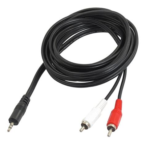 Cable De Audio Auxiliar Plug 3 5 A Rca Estereos 15 Metros Mercado Libre