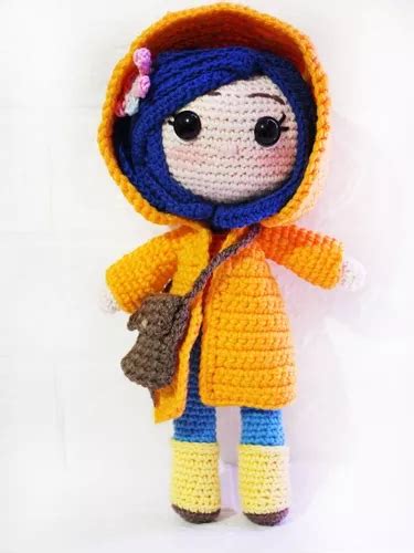 Coraline Y La Puerta Secreta Amigurumi Tejida Coraline