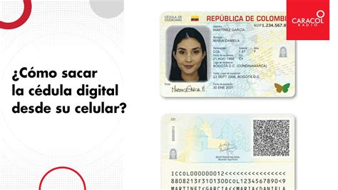 Cómo sacar la cédula digital desde su celular Caracol Radio YouTube