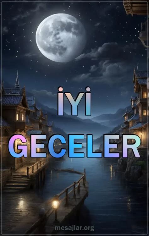 Resimli İyi Geceler Mesajları Sözleri 2024