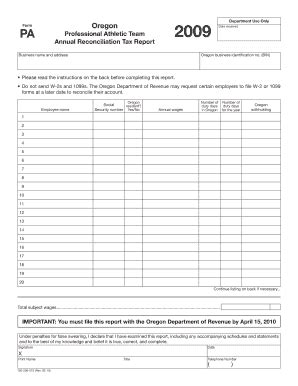 Fillable Online Oregon Form And Instructions State Of Oregon Oregon