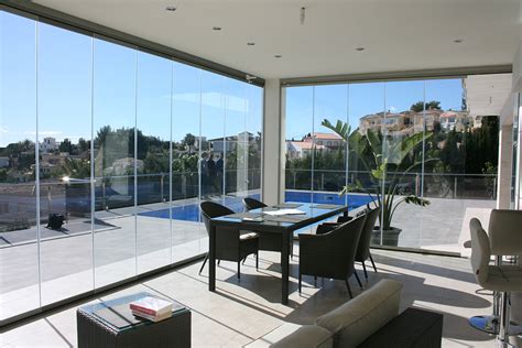 Instalación de Cortinas de Cristal Vidrio Templado Transparente