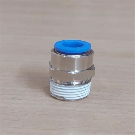 Stainless Steel Male Janatics SS Pneumatic Connector Size 1 4