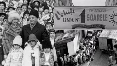 Cum se vota pe vremea lui Nicolae Ceaușescu Prezență la vot de 99 96