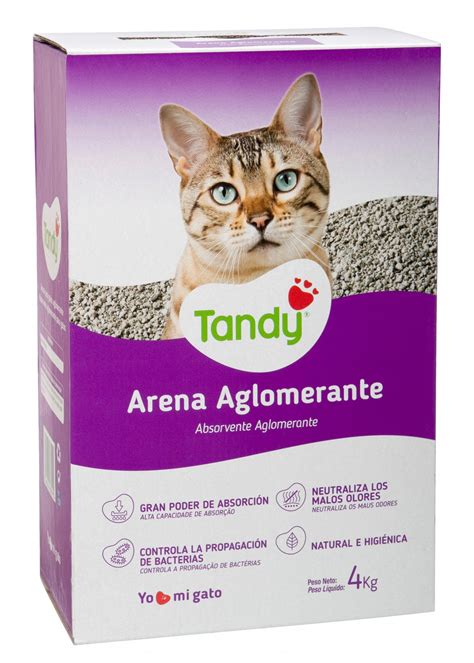 Comprar arena aglomerante gato tandy 4kg en Cáceres