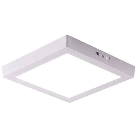 Painel Plafon Quadrado Sobrepor Led W X Cm Ultra Slim Branco Frio