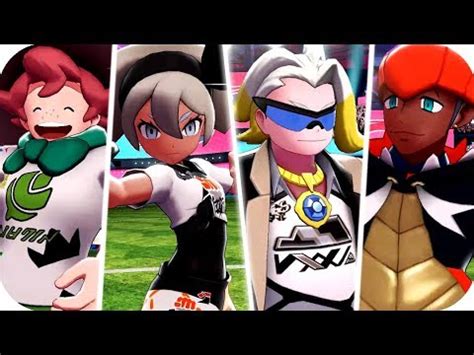 Pokémon Sword Shield All Gym Leader Rematch Battles HQ YouTube