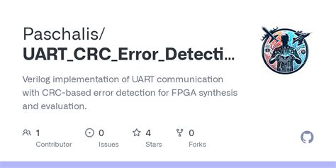 GitHub Paschalis UART CRC Error Detection FPGA Verilog