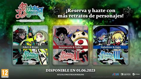 Un vistazo al nuevo tráiler de Etrian Odyssey Origins Collection