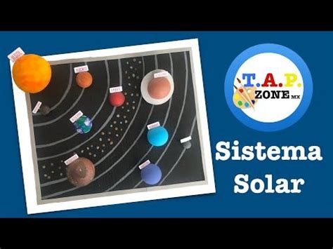 Como Hacer La Maqueta Del Sistema Solar Diy Tap Zone Mx Youtube