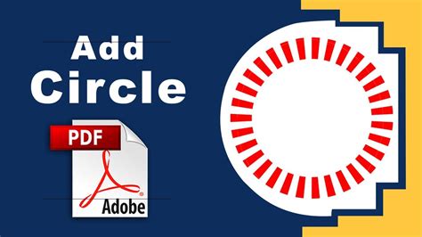how to add circle in pdf file in adobe acrobat pro dc 2022 youtube