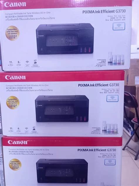 Canon Pixma Megatank G3730 All In One Print Scan Copy Wireless