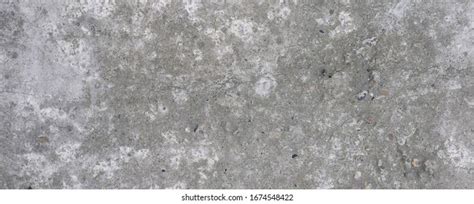 Wide Weathered Grey Concrete Texture Useful Stock Photo 1674548422