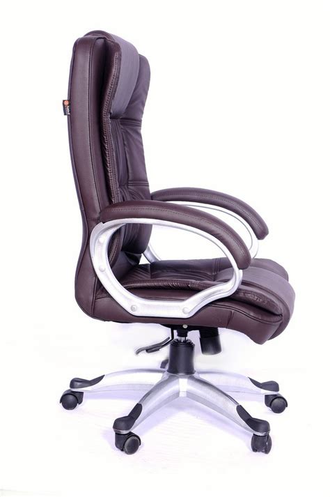 Brown Leatherette Adiko ADXN 540 Executive Revolving Office Chair At Rs