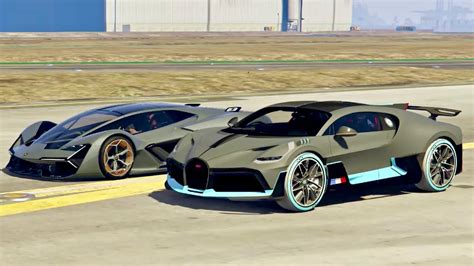 Bugatti Divo Vs Lamborghini Terzo Millennio Drag Race YouTube