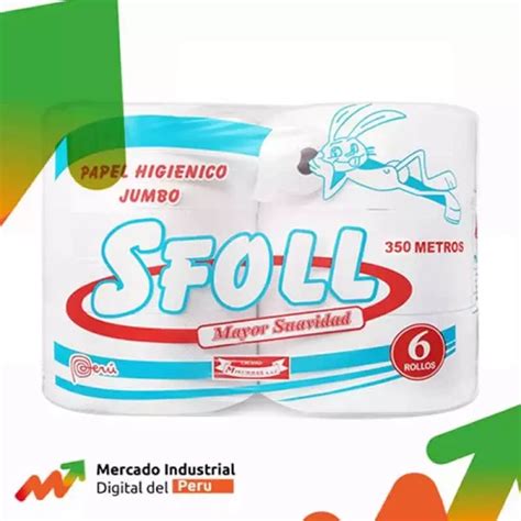 Papel Higiénico Jumbo Blanco 350m Mercado Industrial