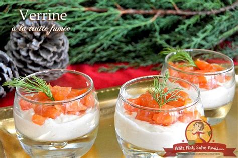 Verrine à la truite fumée Petits Plats Entre Amis