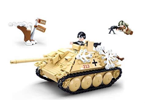 世界大战II冬季大反攻追猎者坦克歼击车小鲁班Sluban M38 B0976 Brick4 最实用的国产积木索引表