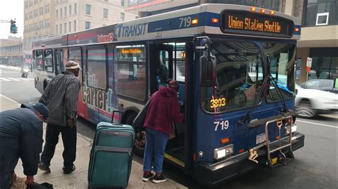 CTTransit 2007 New Flyer D40LF 719 On The Union Station Shuttle YouTube