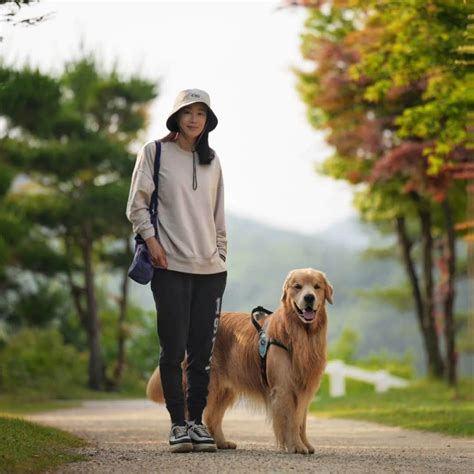 ムンジョンヒさんのインスタグラム写真 ムンジョンヒInstagram 마누 manu w홀스랜드 너무큰 산책길 아침