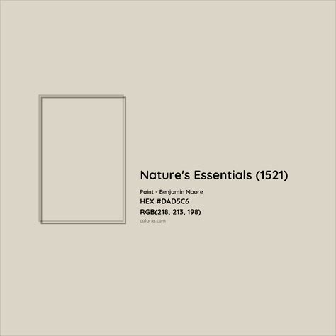 Benjamin Moore Nature S Essentials 1521 Paint Color Codes Similar